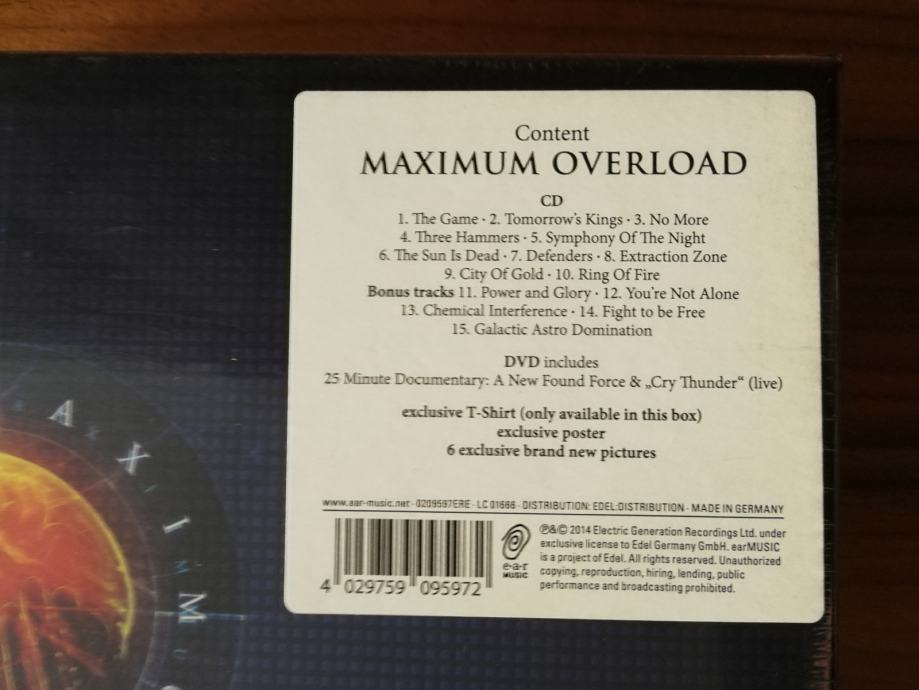 Heavy metal cd: DRAGONFORCE - MAXIMUM OVERLOAD box set