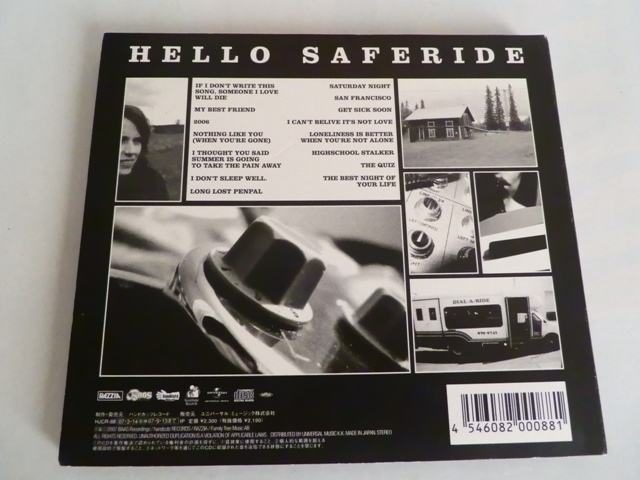 Hello Saferide ‎– Hello Saferide,.....CD