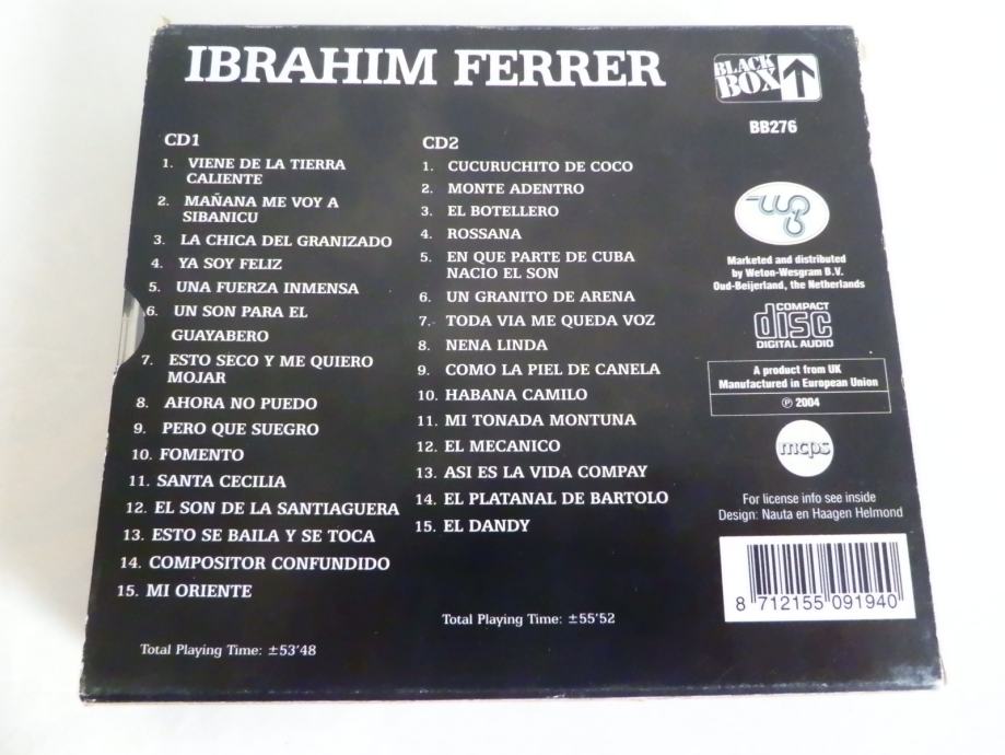 Ibrahim Ferrer ‎– El Dandy,....2xCD