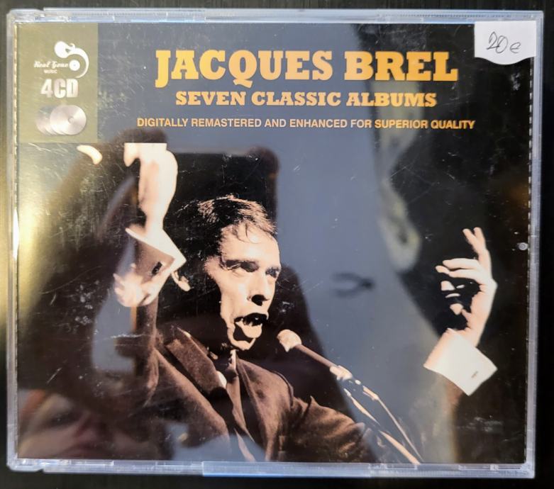 Jacques Brel - Seven Classic Albums (4xCD, Comp, RM)