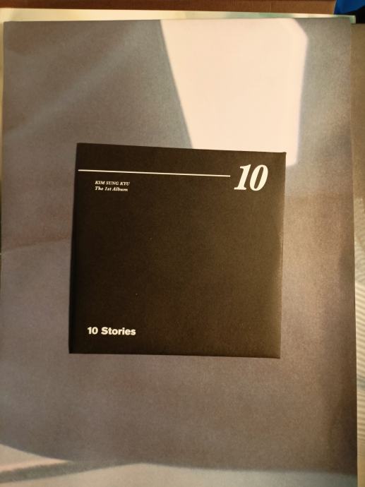 Kpop album Kim Sung Kyu - 10 Stories (limited edition)