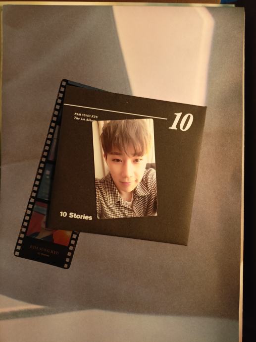 Kpop album Kim Sung Kyu - 10 Stories (limited edition)