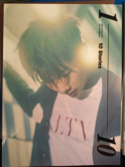 Kpop album Kim Sung Kyu - 10 Stories (limited edition)