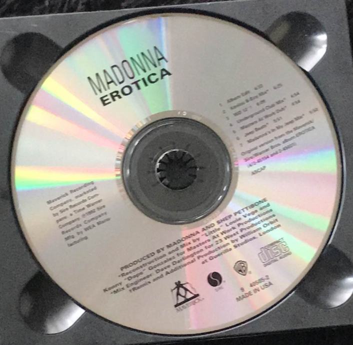 Madonna Erotica US CD Single CartonBox