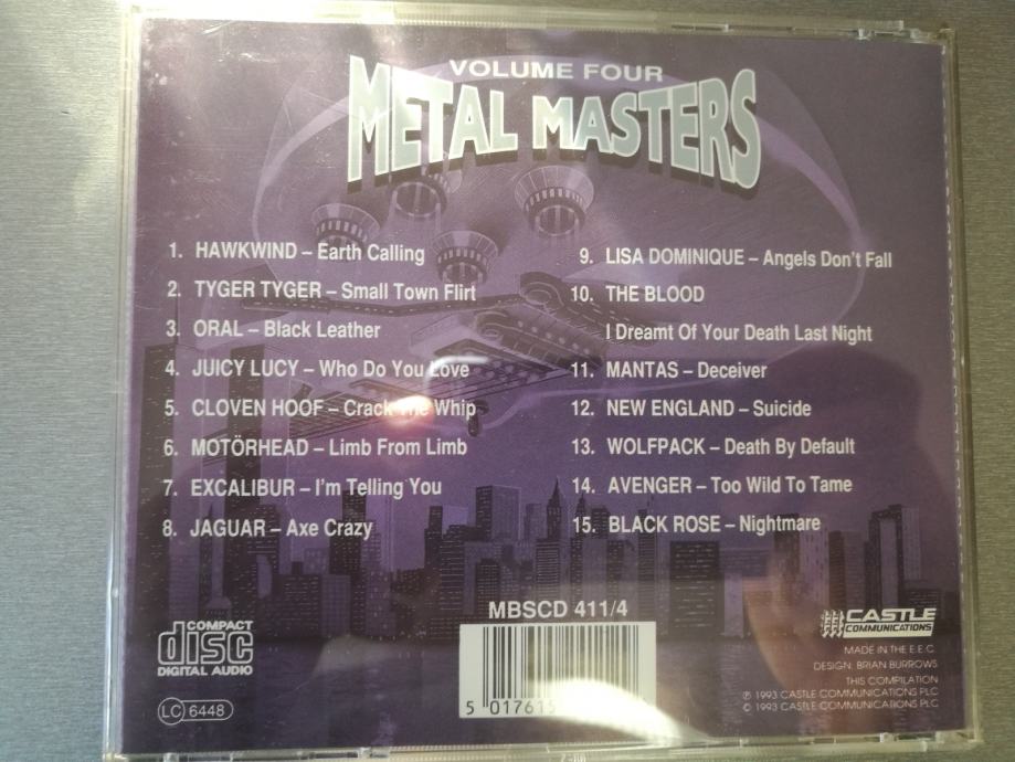METAL MASTERS-VOLUME I,II,III,IV