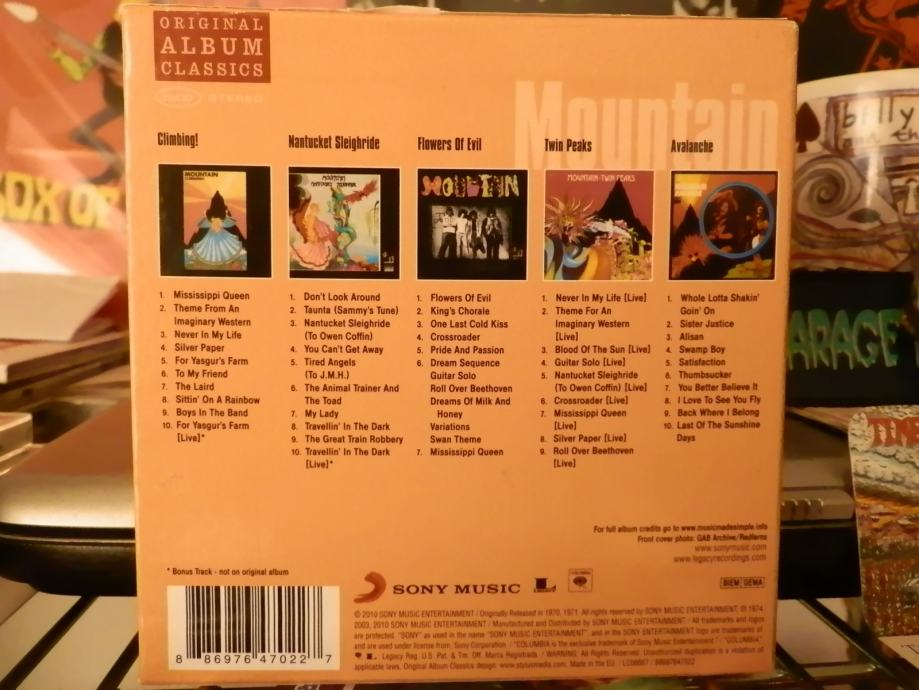 Mountain – Original Album Classics,....5xCD