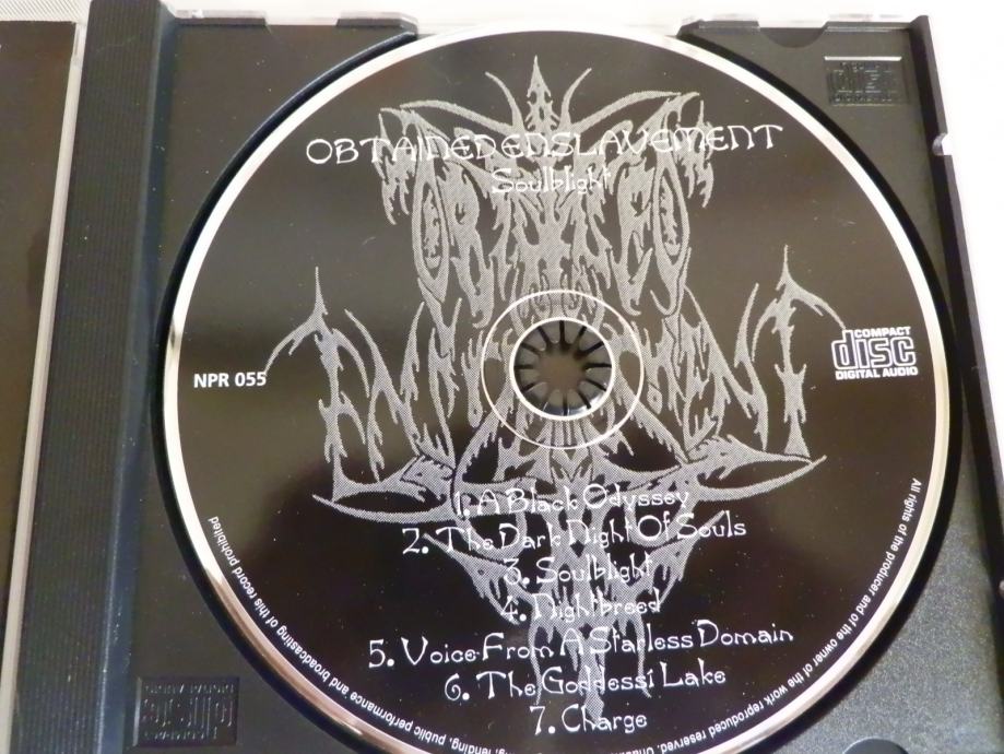 Obtained Enslavement ‎– Soulblight,.....CD,Promo, Black Metal