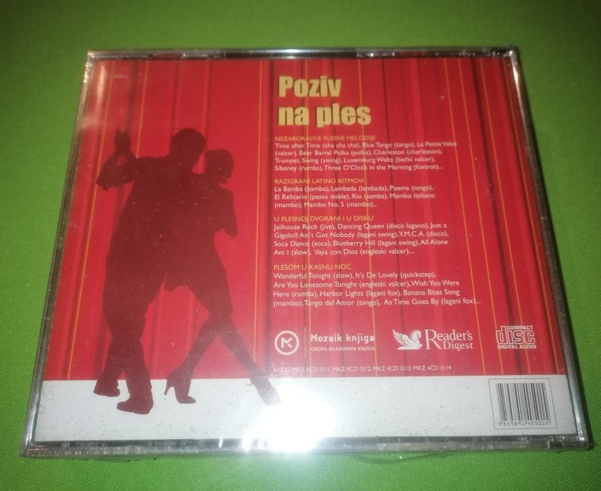 Poziv Na Ples : Valcer, Tango, Cha Cha Cha, Rumba, Twist... ( 4 x CD )