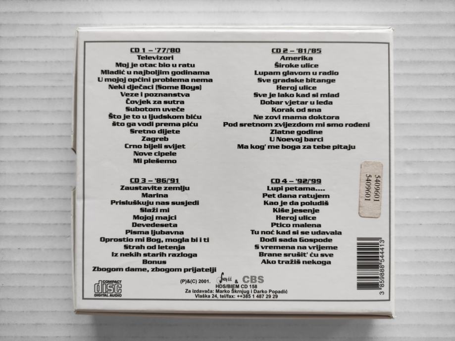 PRLJAVO KAZALIŠTE - SVE JE LAKO KAD SI MLAD / 4CD BOX SET + Biografija