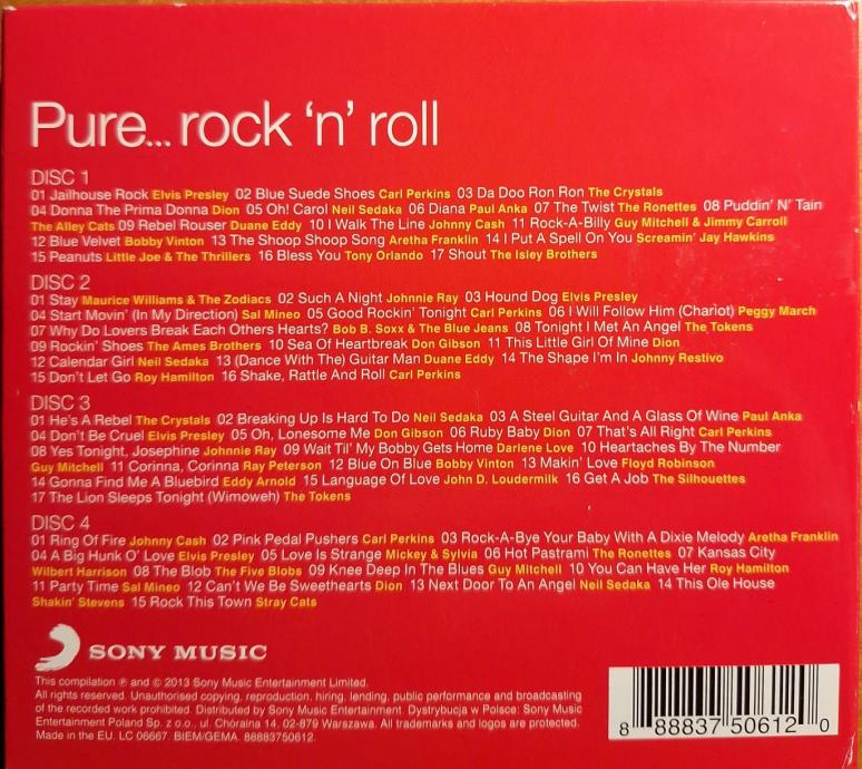 Pure... rock`n`roll cd