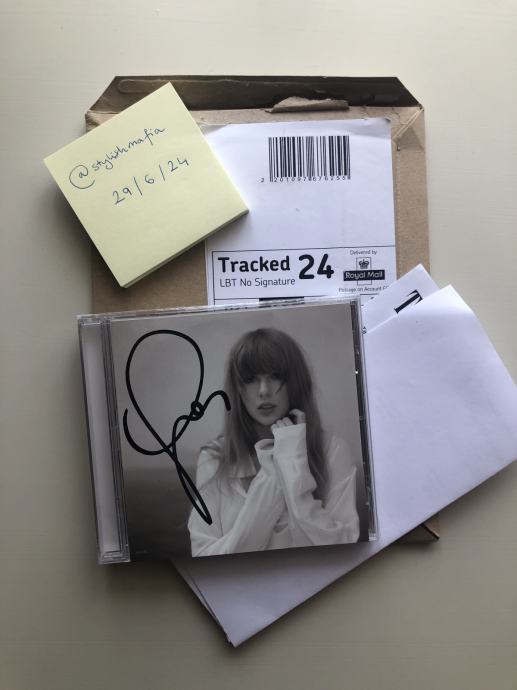 Taylor Swift - TTPD + signed insert CD