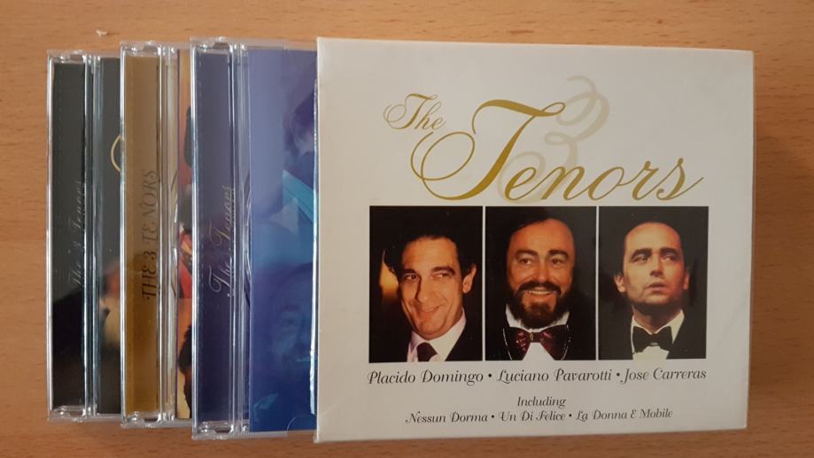 Tri tenora (Pavarotti, Domingo, Carreras) 3xCD box - idealno za poklon