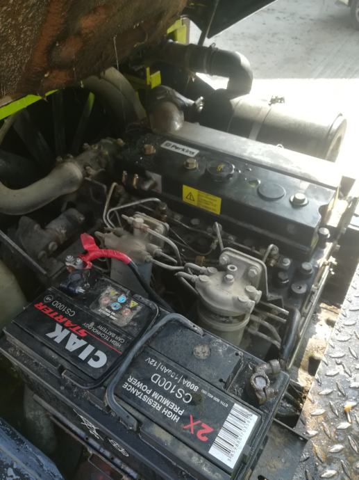 Clark GPX40 duple vilice, posmak, 5t