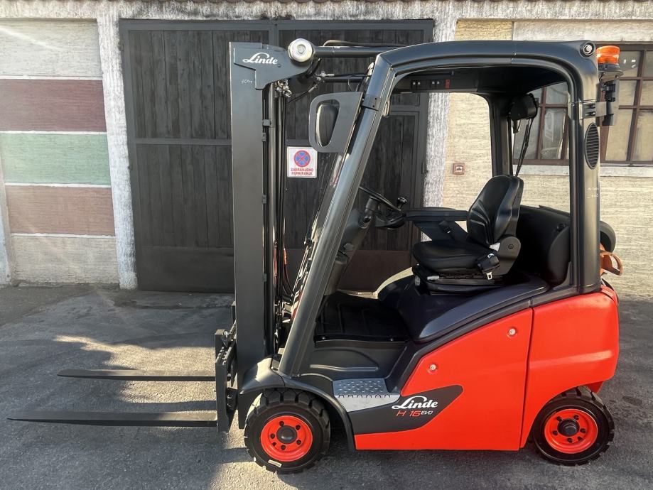 Linde H16T-01, 2010., triplex, veliki servis, nove gume, perfektan