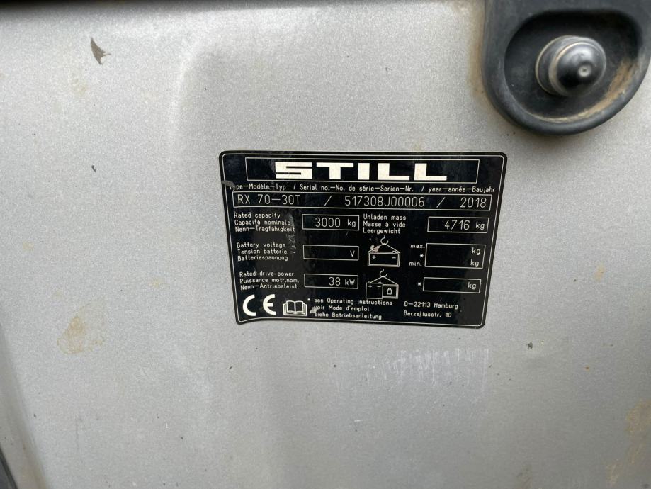 STILL RX 70-30T ******2018 godina***** TRIPLEX