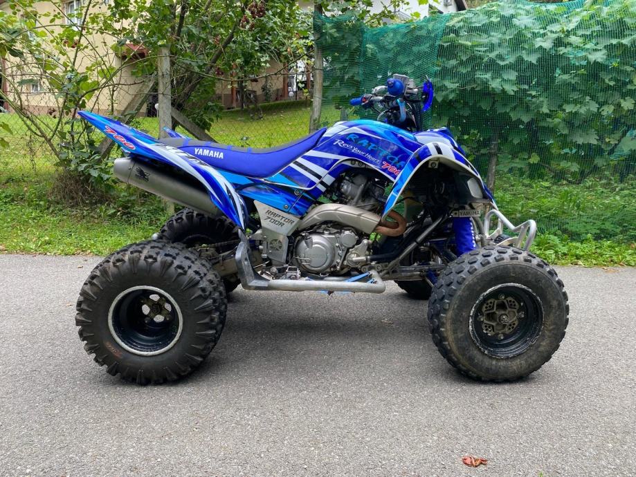 Yamaha RAPTOR 700R 4T GUME TOP-LANČANICI-GRAFIKE-AUSPUH! TOP! ZAMJENE ...