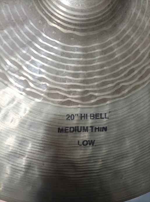 SNIŽENO!!! Zildjian Constantinople Hi Bell Medium Thin Low 20
