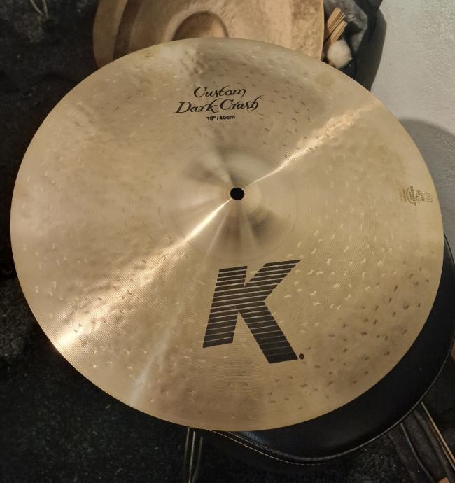 Zildjian K custom dark crash 16