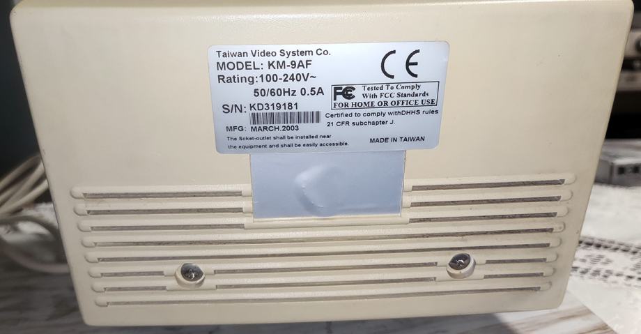 9 9 inch CRT monitor TVS KM-9AF 9AF POS Retro