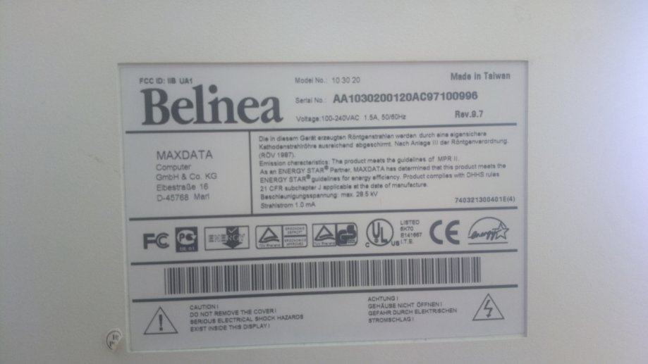 CRT Maxdata Belinea 40kn