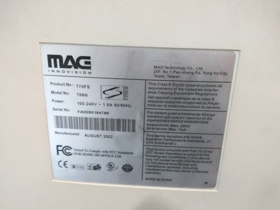 MAG Innovision 770FS 17 monitor