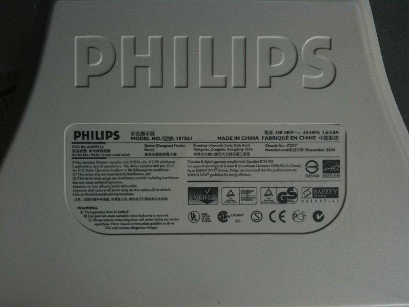 Philips 107S6 17 FLAT