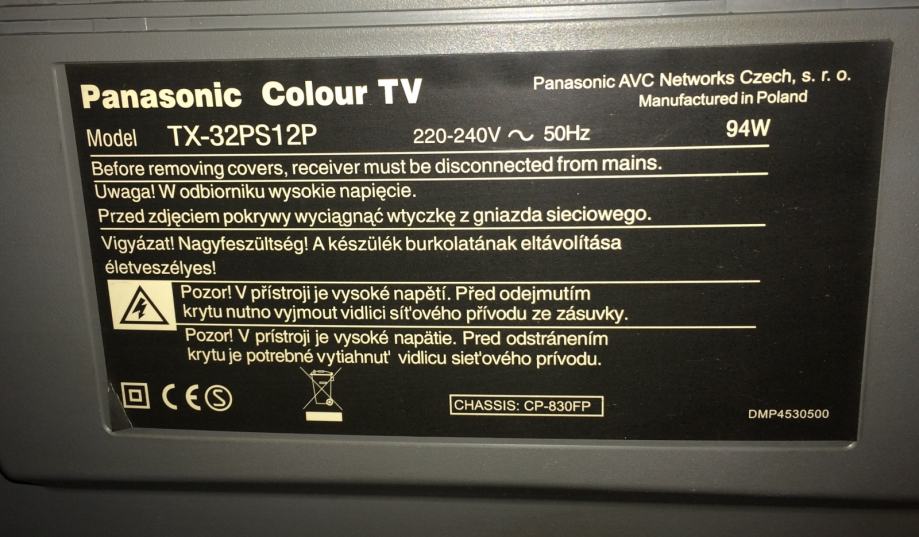 Panasonic Quintrix 82 cm