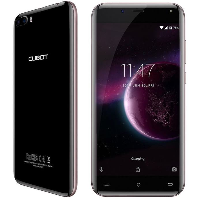 CUBOT MAGIC DS - 4G 4-core 64bit 13MP 2GB RAM 16GB ROM - gold edge