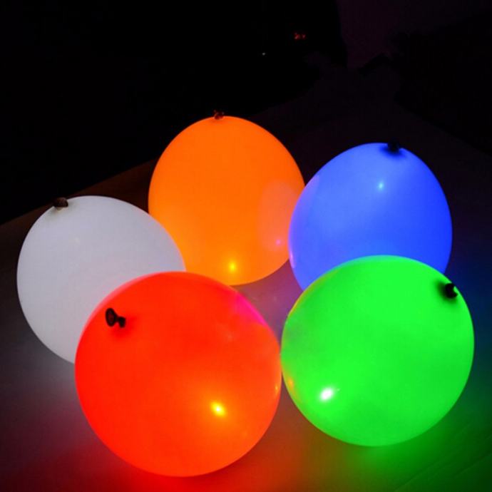 LED BALONI ZA ROĐENDANE, SVADBE, PARTY 50 kom - SVJETLEĆI LED BALONI