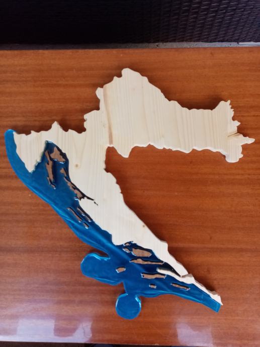 Ručni rad-Karta Hrvatske