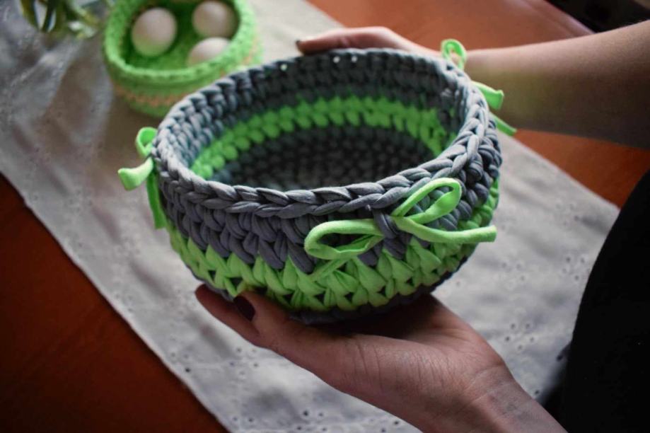 Ručno pletene košarice i ostali proizvodi od eko materijala