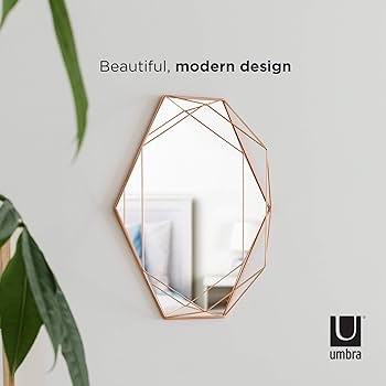 Umbra prism rose gold ogledalo