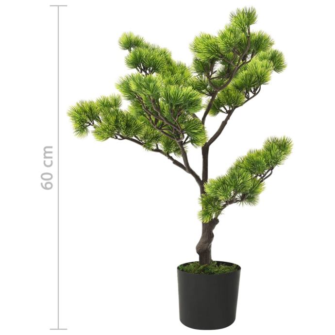 Umjetni bonsai bor s posudom 60 cm zeleni - NOVO