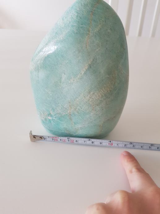 Unikatni plavi Amazonit kristal / mineral / kamen / geoda