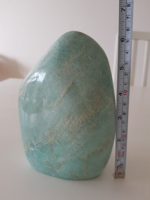 Unikatni plavi Amazonit kristal / mineral / kamen / geoda