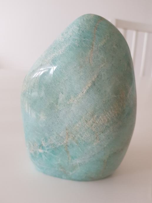 Unikatni plavi Amazonit kristal / mineral / kamen / geoda