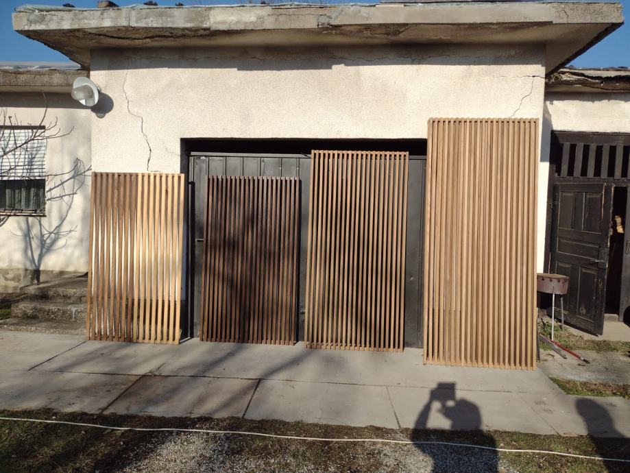 Zidne ukrasne letvice, hrastove i bukove