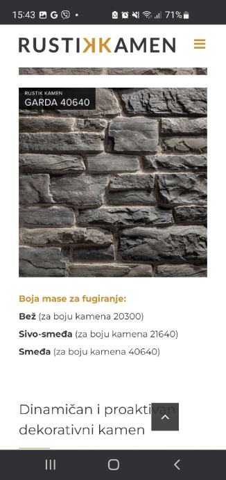 dekorativni kamen GARDA od Rustik kamen