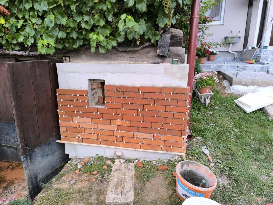 Pločice od rezane cigle - glatke