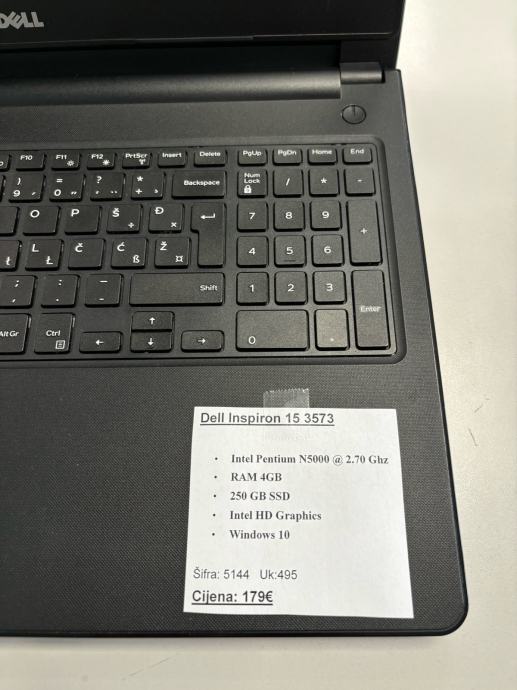 Dell Inspiron 15 3573, Intel Pentium N5000, 4GB RAM, 240GB SSD, W10