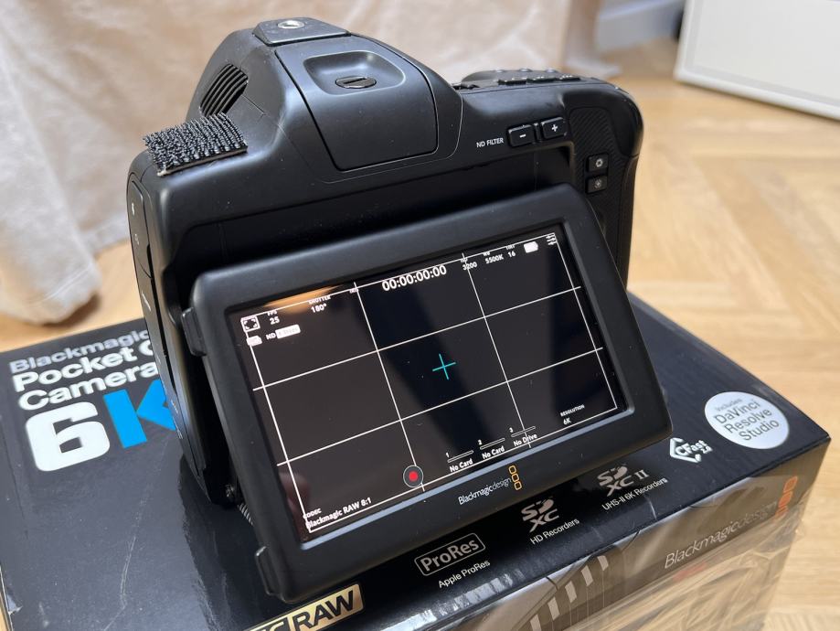 Black magic pocket cinema camera 6k pro kamera BMPCC