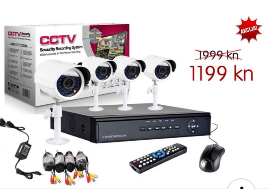 Kamere za video nadzor,NOVO