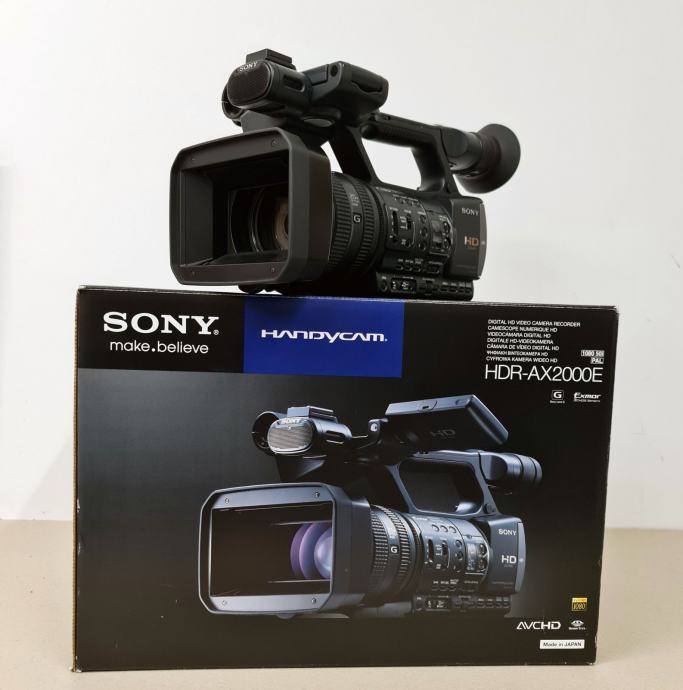 SONY HDR-AX2000E Video kamera