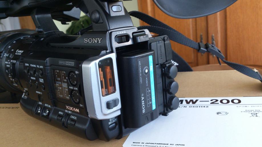 Sony PMW-200 XDCAM EX 3x1/2- HD422 50Mbps ili mjenjam za EX-1