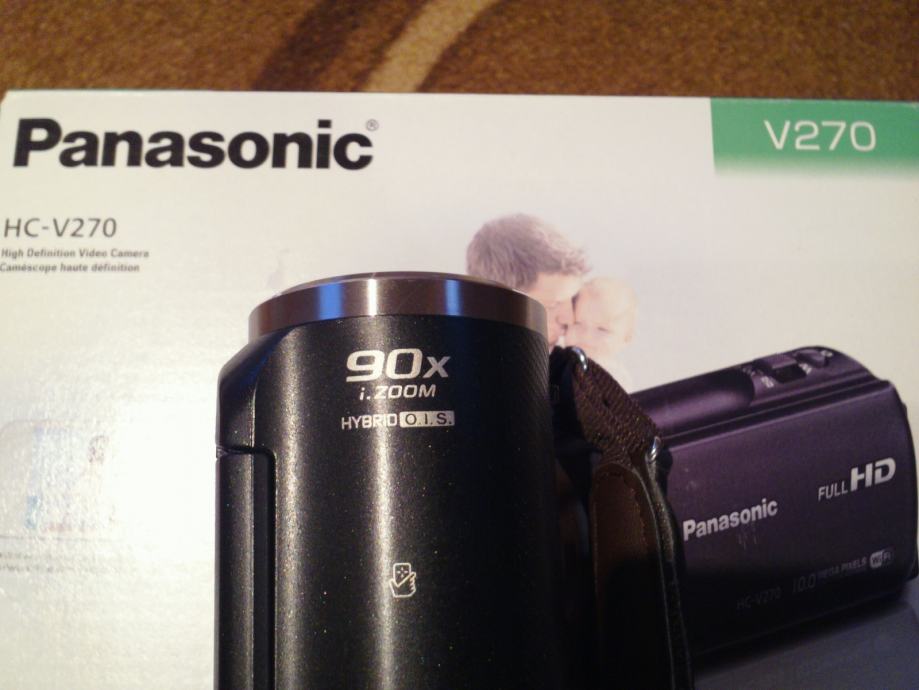 Videokamera Panasonic HC-V270 Full HD, 50x optički zoom