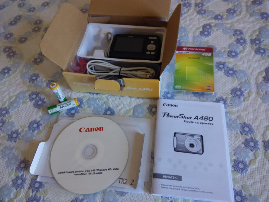 Canon fotoaparat Powershot A480