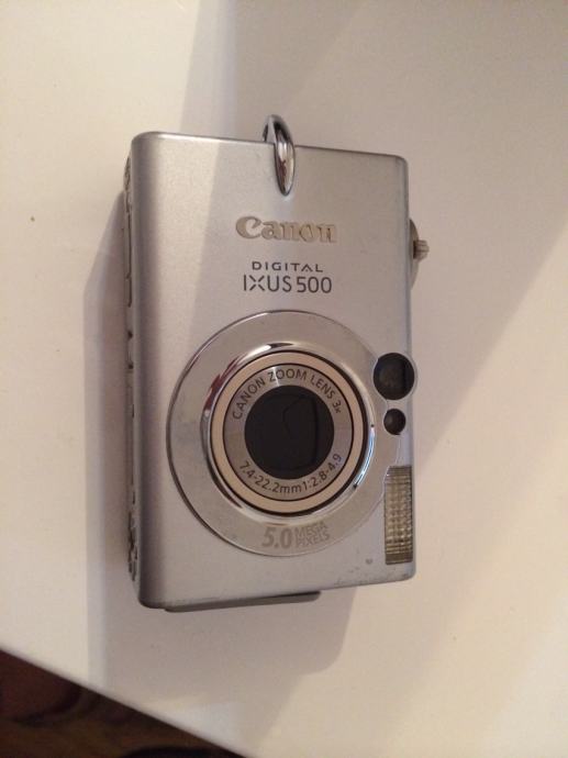 Canon IXUS 500 bez baterije