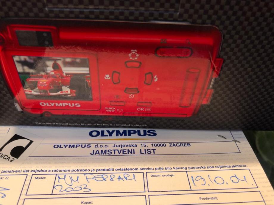 OLYMPUS FERRARI DIGITALNI FOTOAPARAT model 2003.R1/ RATE!