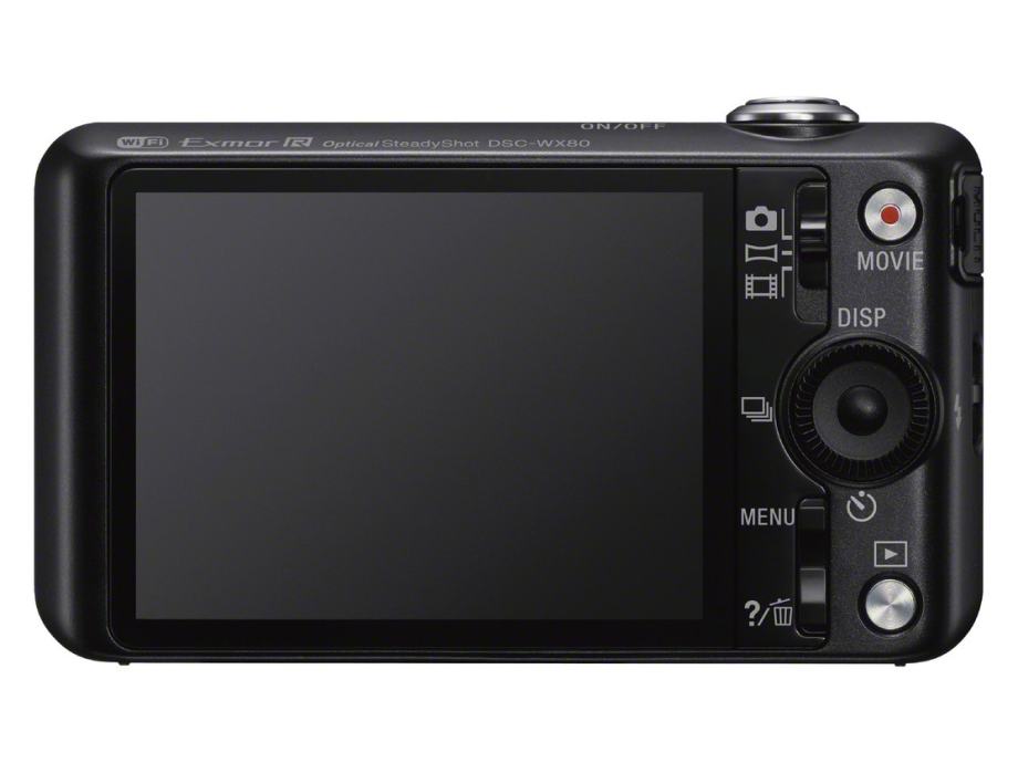 SONY WX80 WIFI 16.2 MPX CARL ZEISS CYBER SHOT,DLNA,FULL HD MOVIE,EXMOR