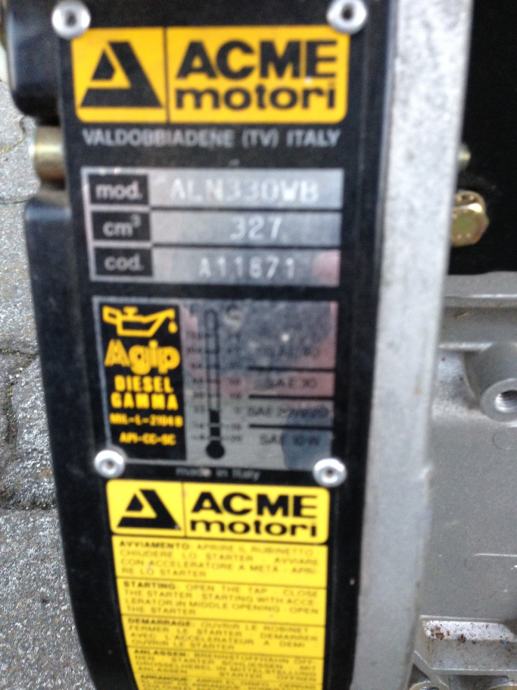 ACME motor, potpuno nov